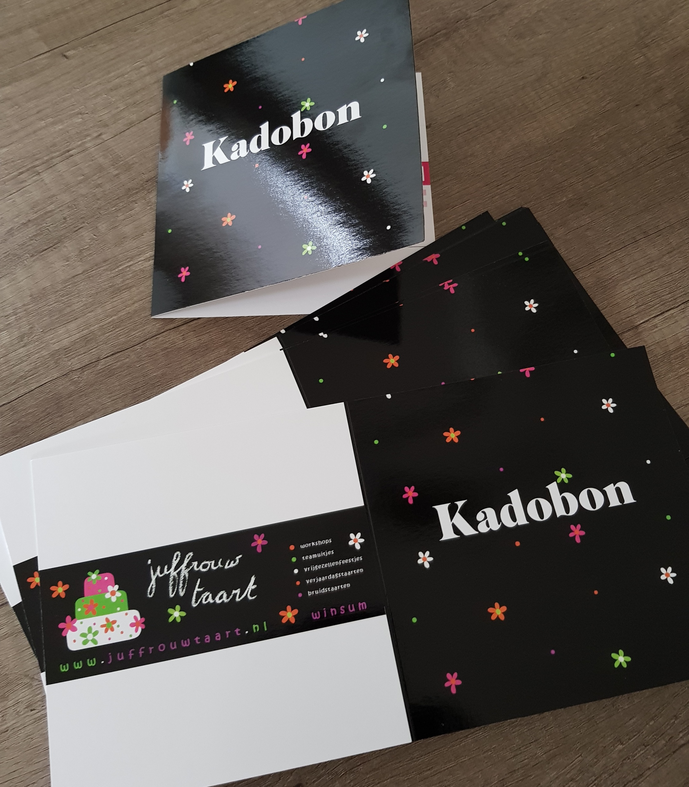 Juffrouw Taart kadobon - Juffrouw taart winsum